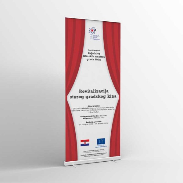 Roll up za EU projekte - Izrada reklama